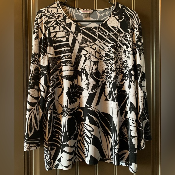 Allison Daley | Tops | Allison Be Daley 34 Sleeve Blouse Large | Poshmark